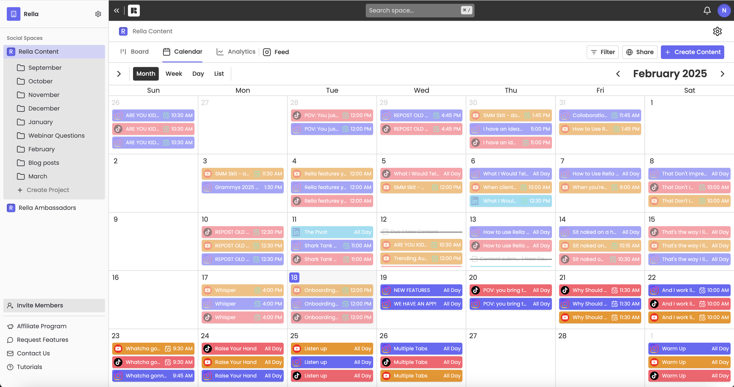 How to Create a Social Media Content Calendar That Works in 2025 — Rella